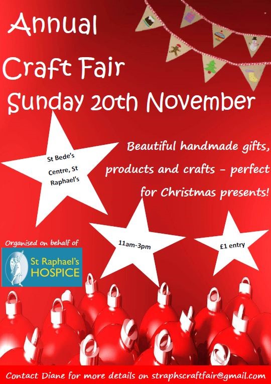 Christmas craft fair for St Raphael’s Hospice, Cheam, Nov 20 | Inside ...
