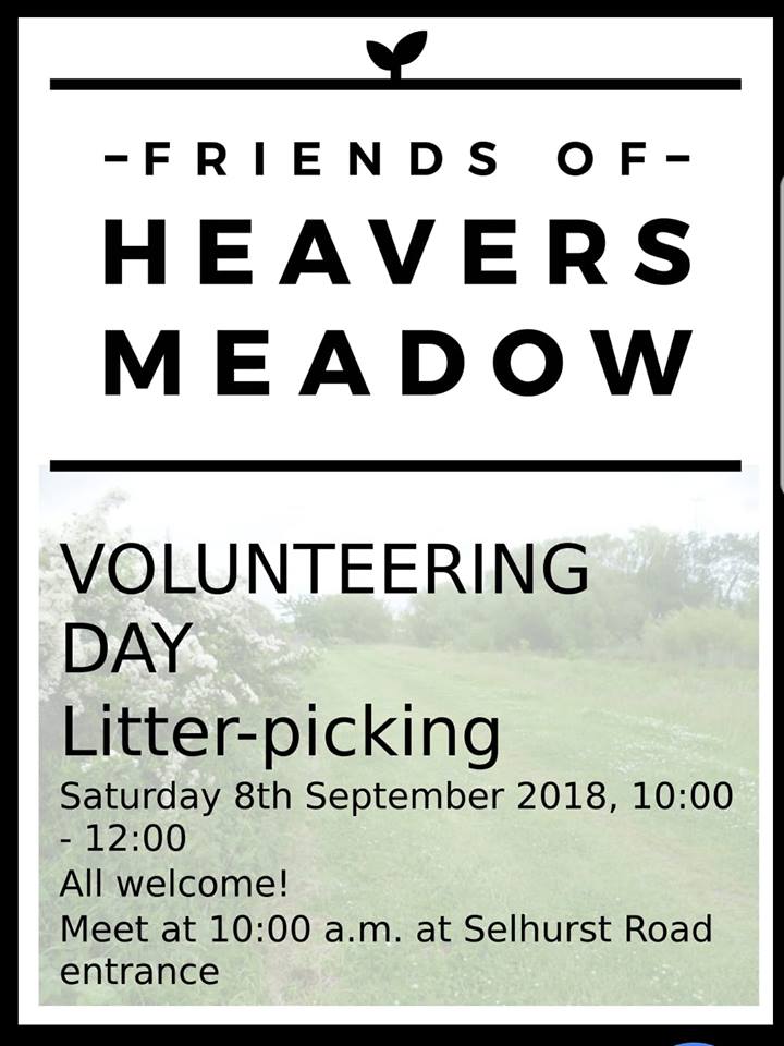 Friends of Heavers Meadow litter picking day, Sep 8 | Inside Croydon