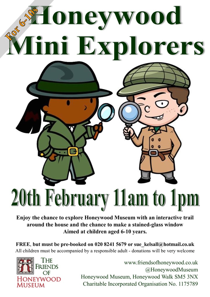 Honeywood Museum Mini Explorers, Carshalton, Feb 20 | Inside Croydon
