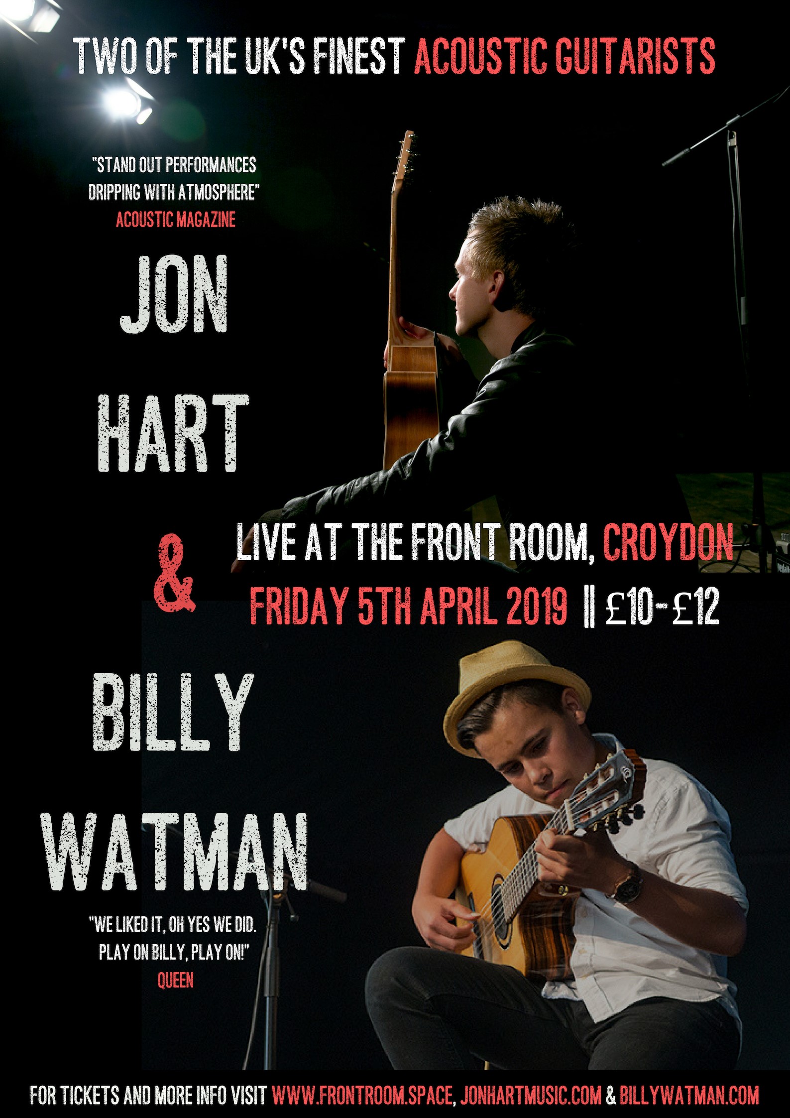 Jon Hart and Billy Watman, The Front Room, Apr 5 | Inside Croydon