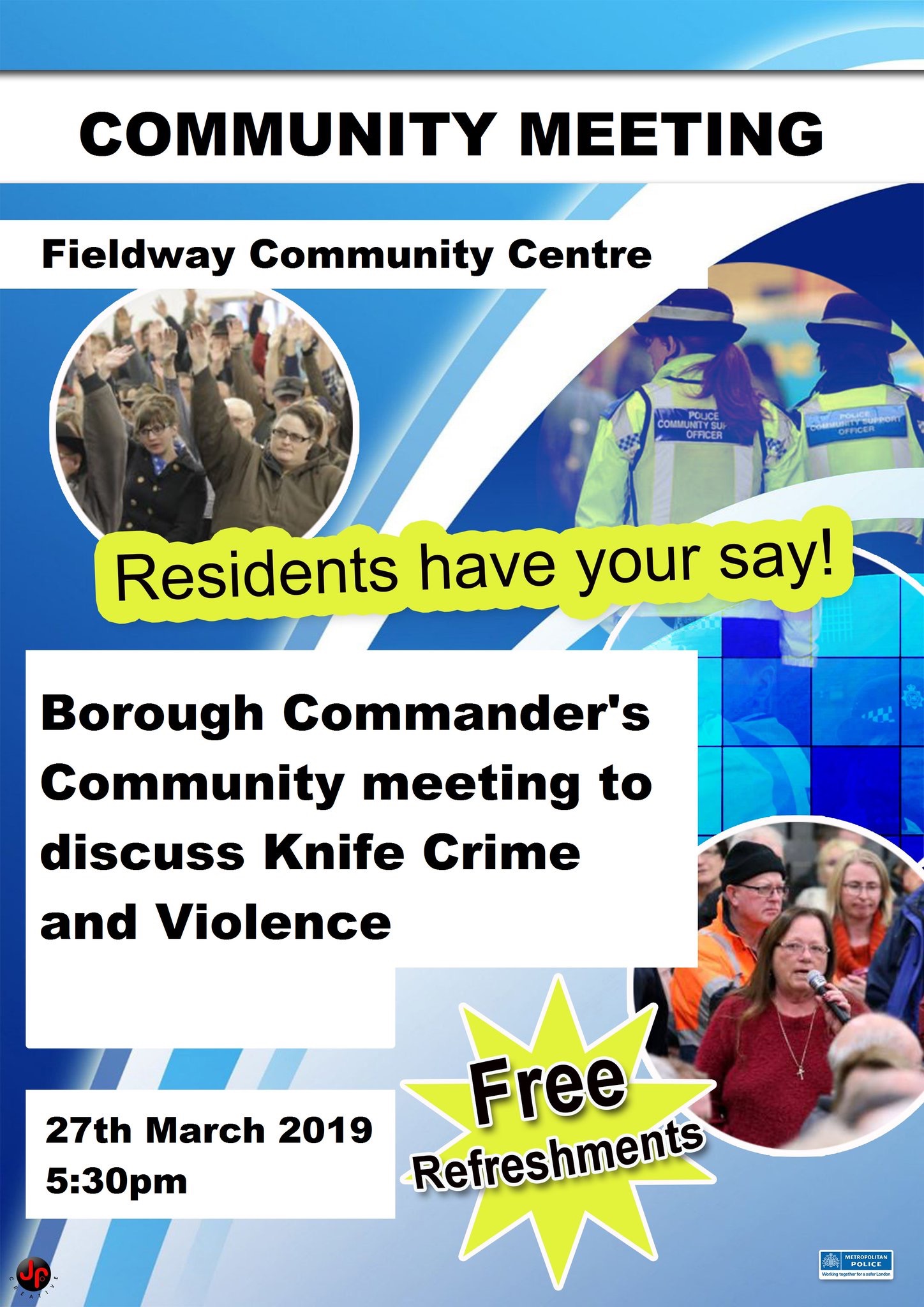 Knife crime and violence community meeting, Fieldway, Mar 27 | Inside ...