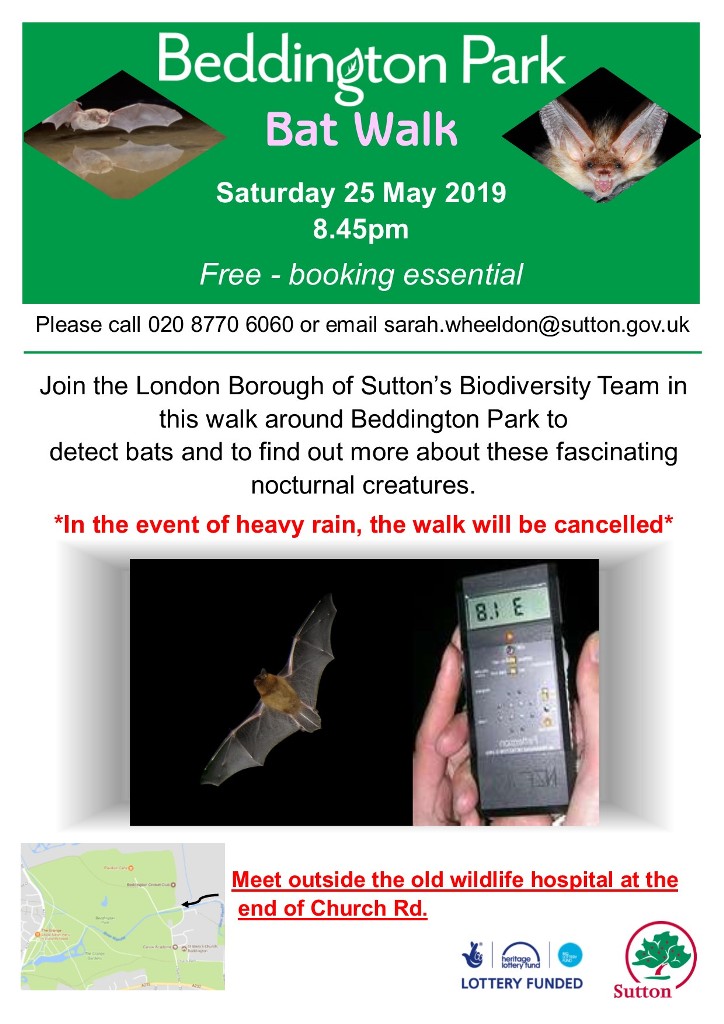 Free guided Bat Walk, Beddington Park, May 25 | Inside Croydon