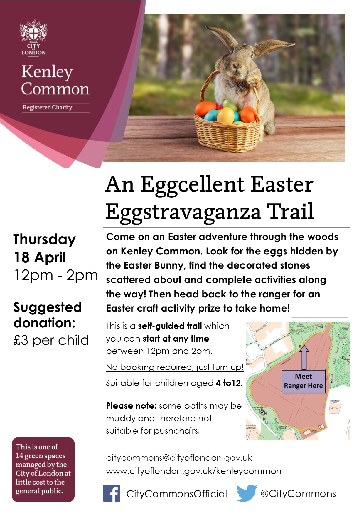 Eggcellent Easter Trail, Kenley Common, Apr 18 | Inside Croydon