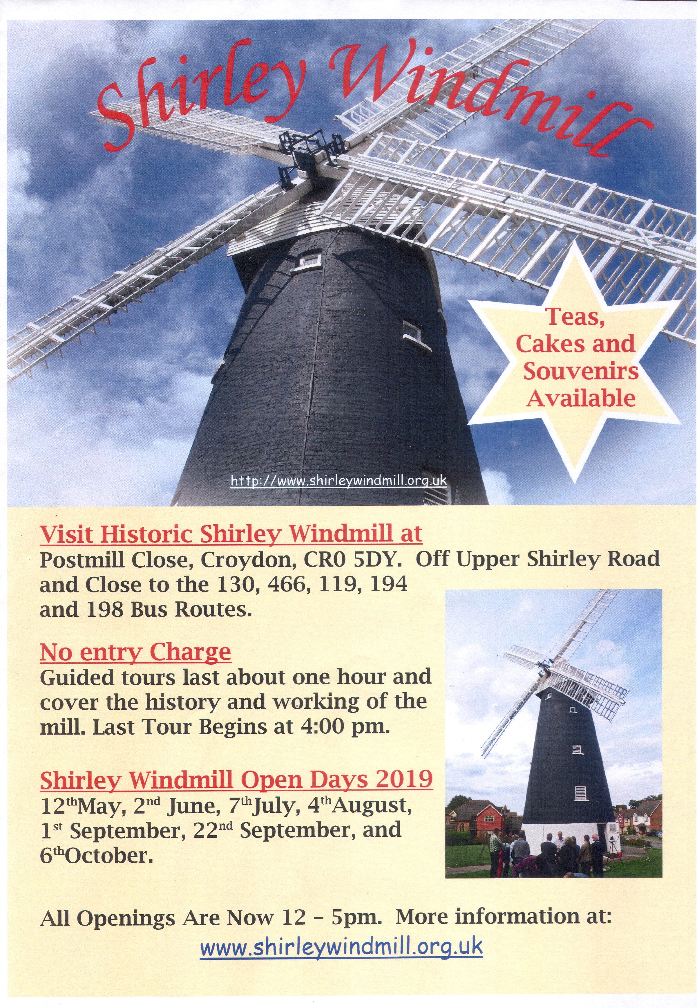 Shirley Windmill 2019 open days, starting on May 12 | Inside Croydon