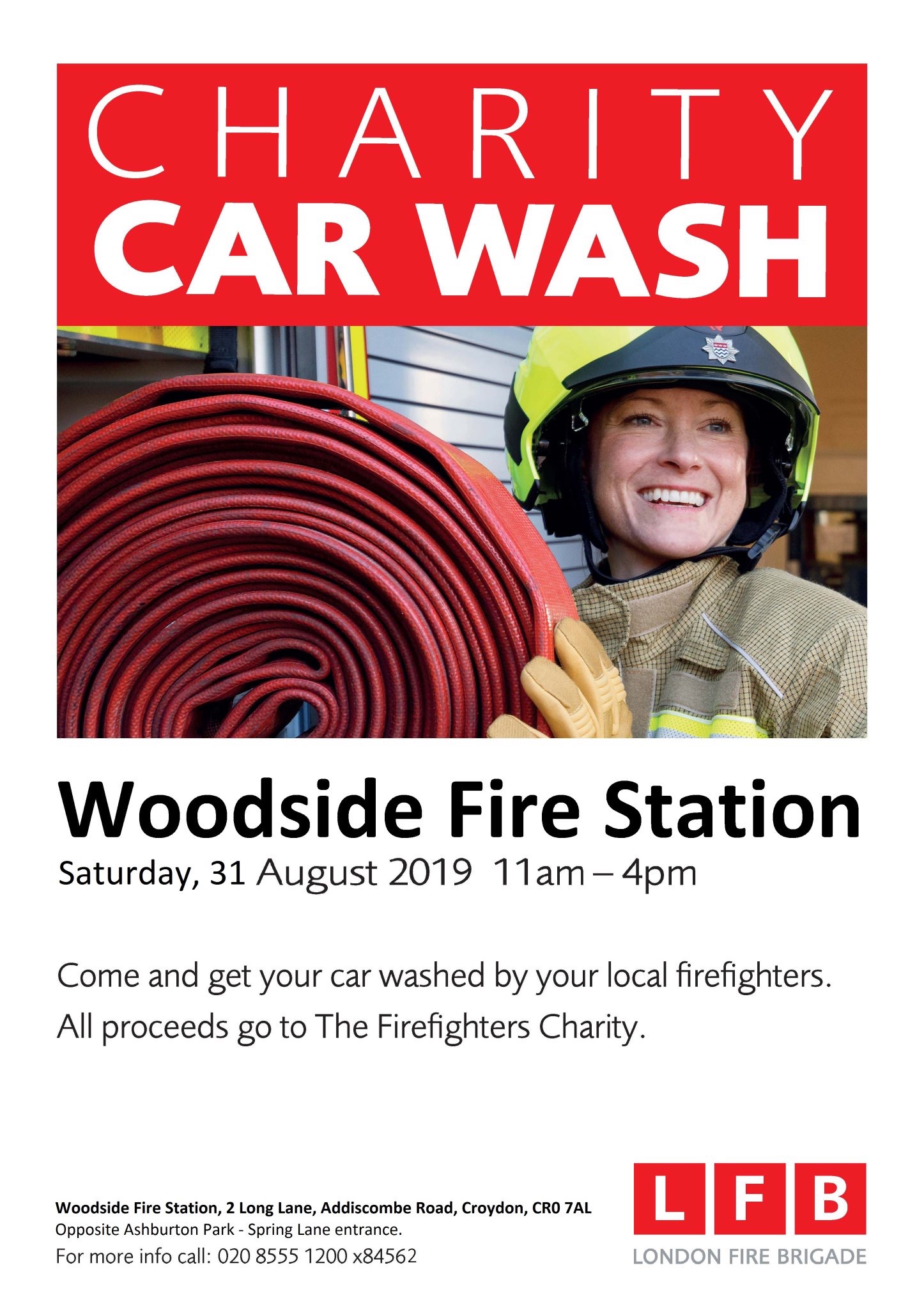 Charity Car Wash, Woodside Fire Station, Aug 31 | Inside Croydon
