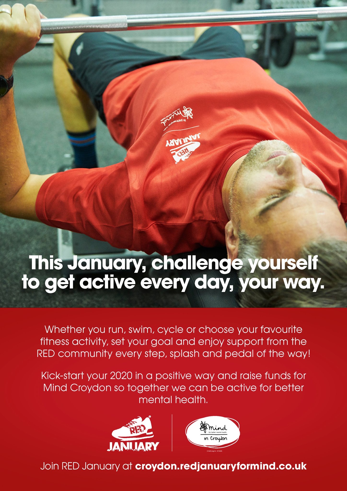 Take the challenge with Red January for Mind in Croydon | Inside Croydon