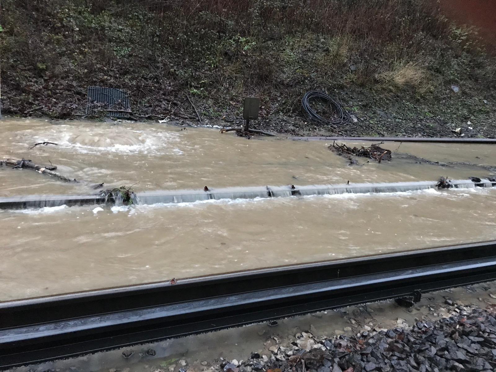 Flooding cuts rail line to Brighton for second time in two days ...