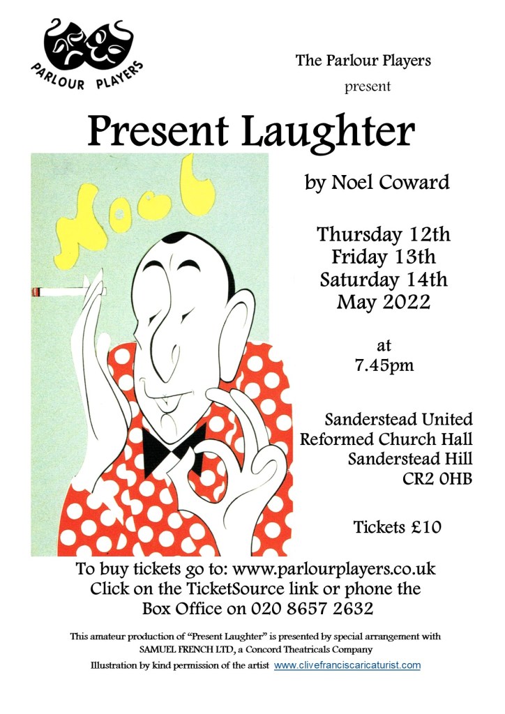 Noel Coward’s Present Laughter, Sanderstead, May 12-14 | Inside Croydon