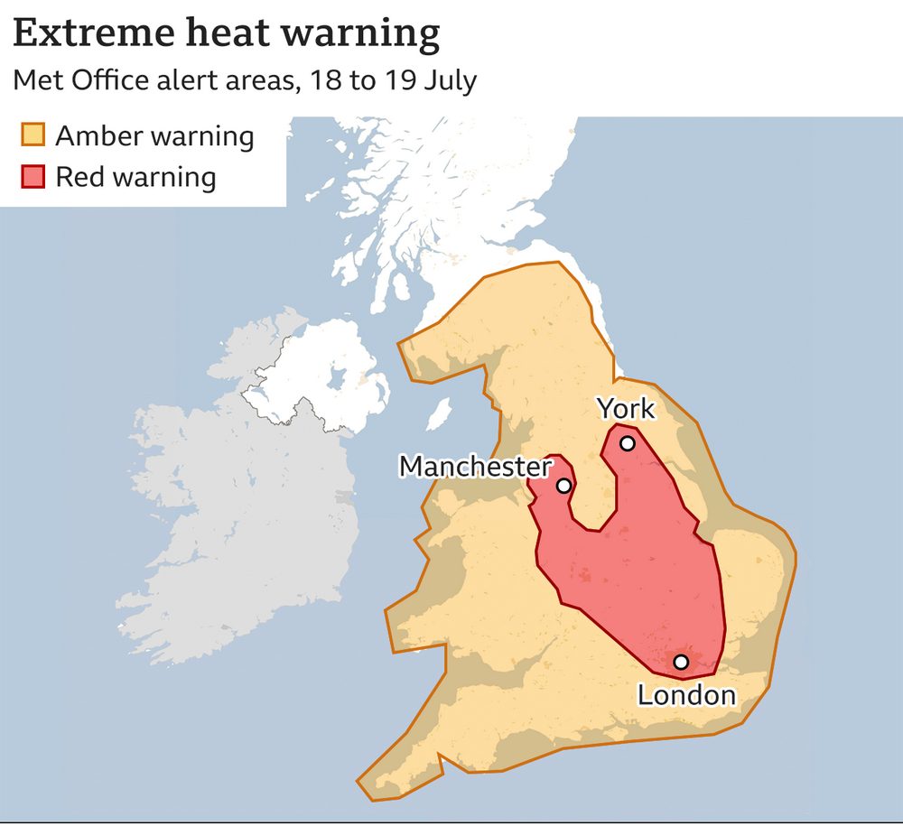 National emergency with temperatures set to rise to 40C | Inside Croydon