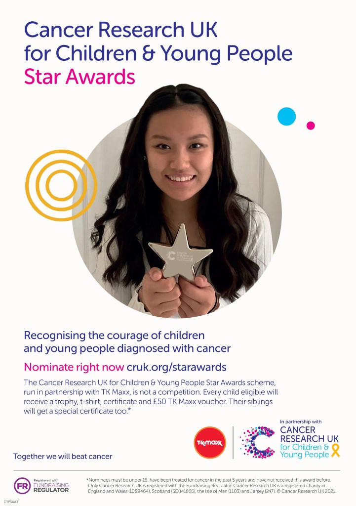 Reach for the stars with Cancer Research’s children’s awards | Inside ...