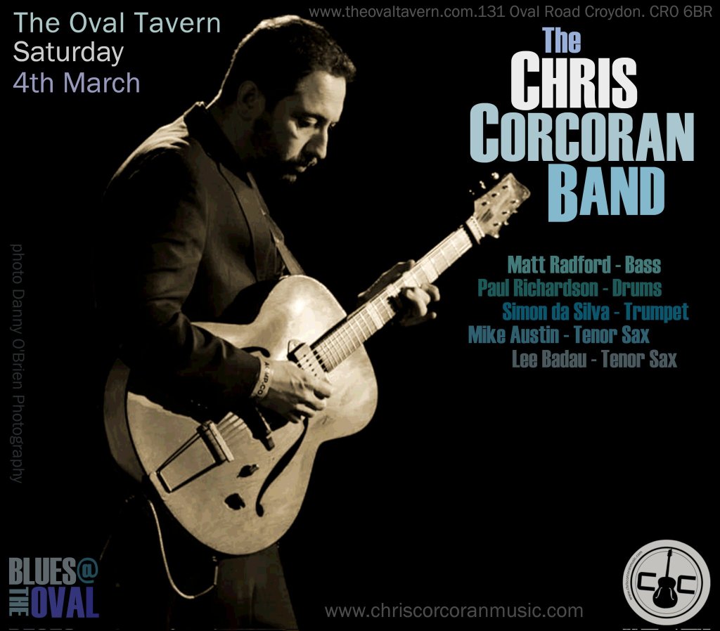 The Chris Corcoran Band, The Oval Tavern, Mar 4 | Inside Croydon