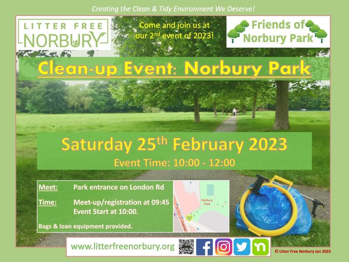 Friends of Norbury Park Clean-up event, Feb 25 | Inside Croydon
