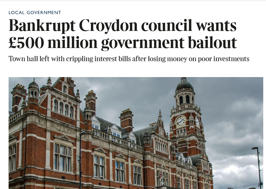 £540m debt write-off shows Perry has failed on finances | Inside Croydon