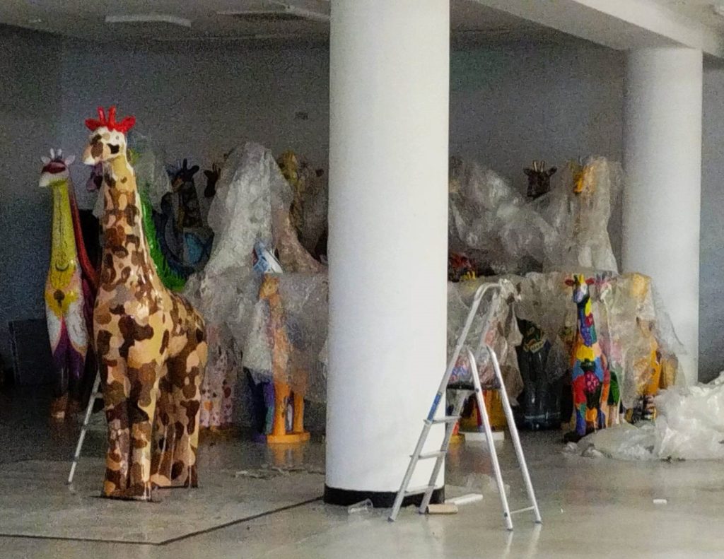 Having a giraffe! Business group spends thousands on statues | Inside ...