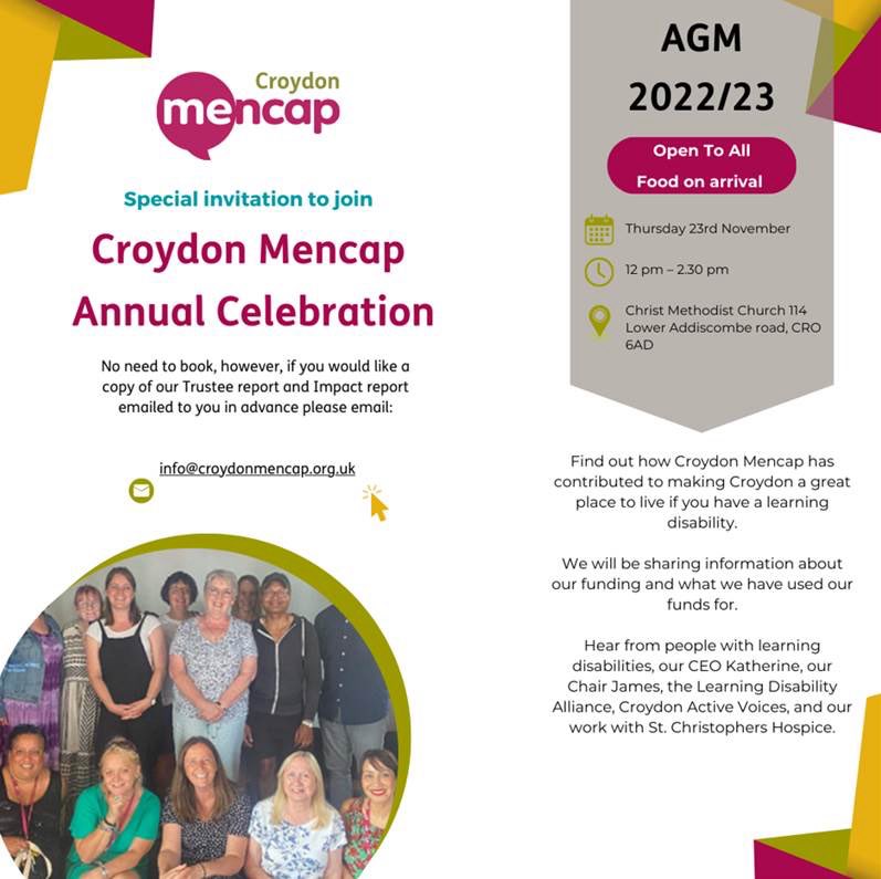 Croydon Mencap annual celebration, Addiscombe, Nov 23 | Inside Croydon