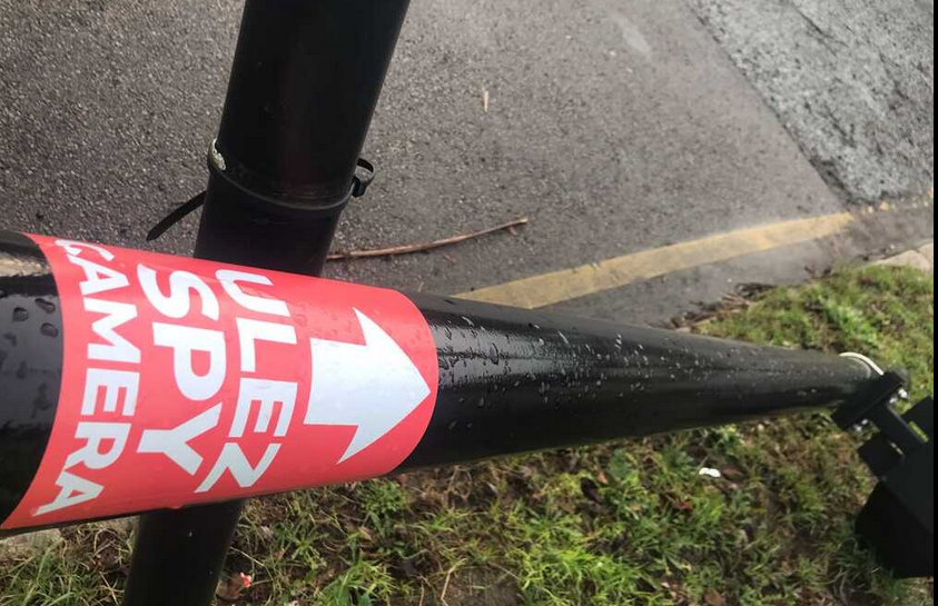 Vandals are out on Marlpit Avenue as ULEZ takes effect | Inside Croydon