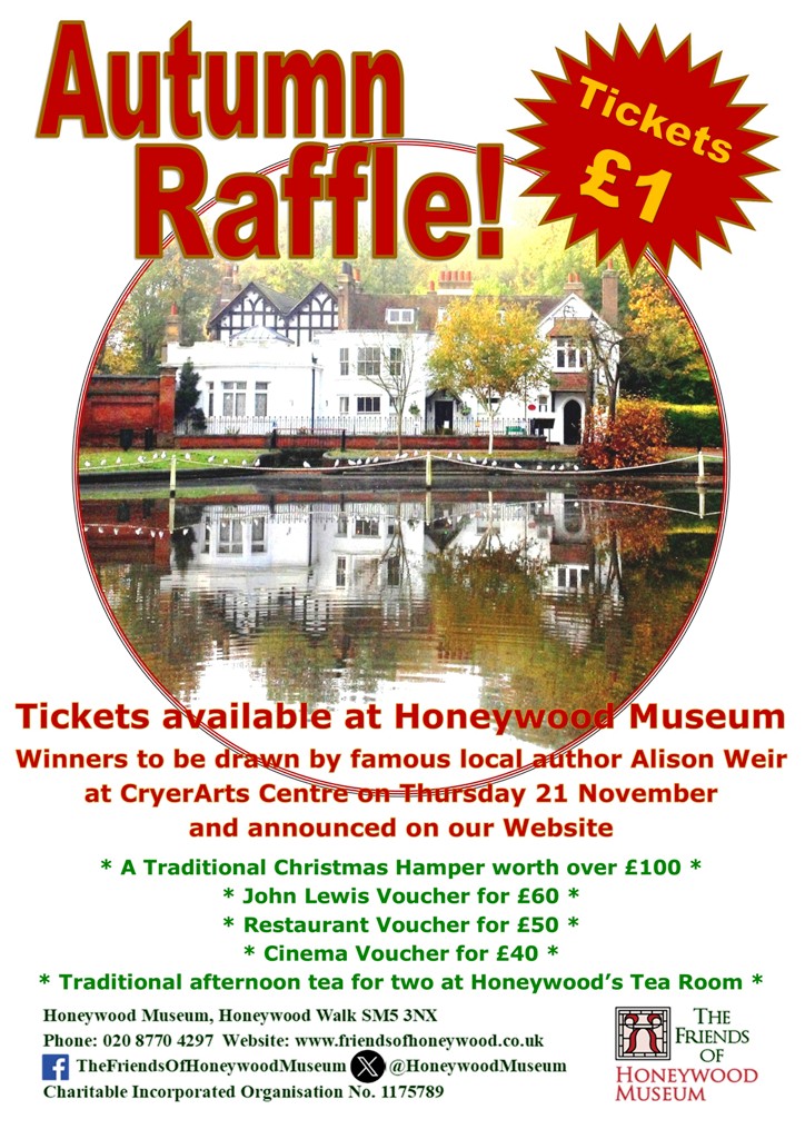 Honeywood Museum fund-raising raffle tickets now on sale | Inside Croydon