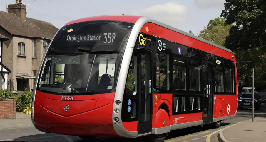 Finally a ‘tram’ rolls up at Crystal Palace – except it’s a bus ...
