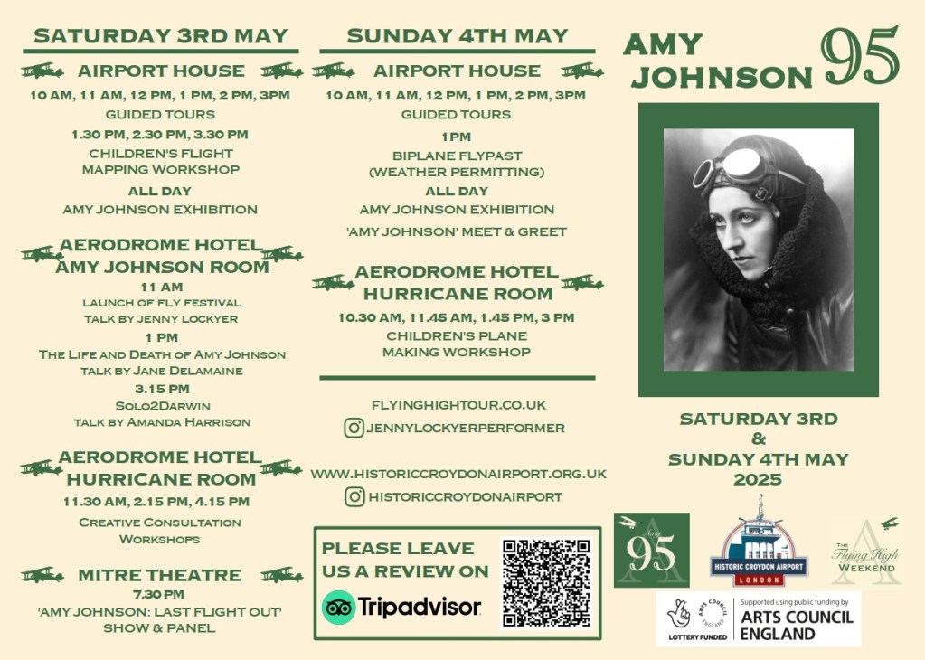 ‘Amy Johnson 95’ events, Croydon Airport venues, May 3-4 | Inside Croydon