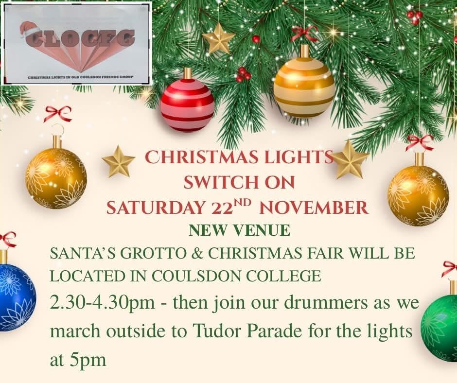Old Coulsdon Christmas lights switch-on, Tudor Parade, Nov 22 | Inside ...