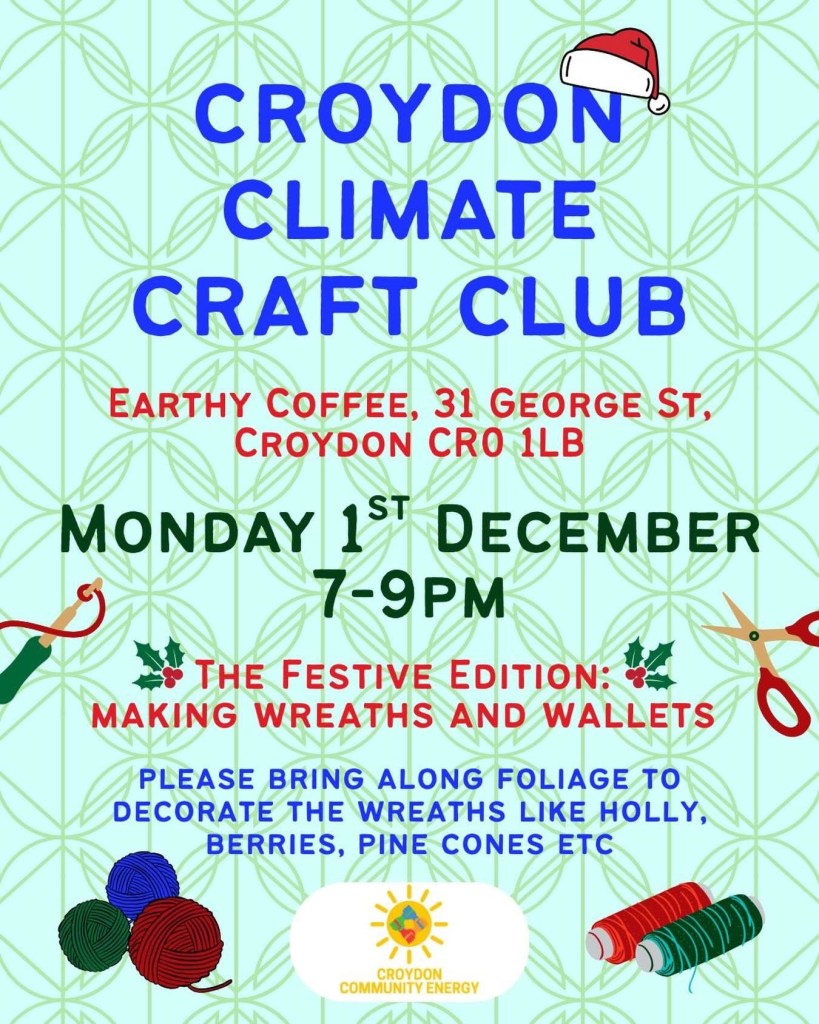 Wreath-making at Croydon Climate Craft Club, George St, Dec 1 | Inside ...